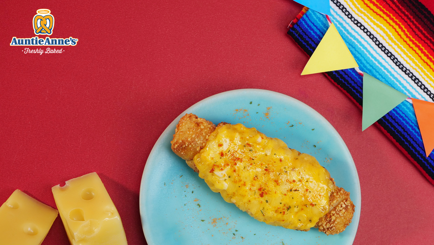“Viva Mexican Pretzel Dog” ชีสจุใจ ไส้กรอกไก่เม็กซิกันเน้นๆ ที่ “อานตี้ ...