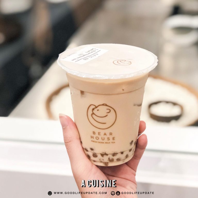 Bear House (แบร์เฮาส์) ร้านชานมไข่มุกโมจิ เคี้ยวเพลินนุ่มหนึบหนับ ย่านสยาม